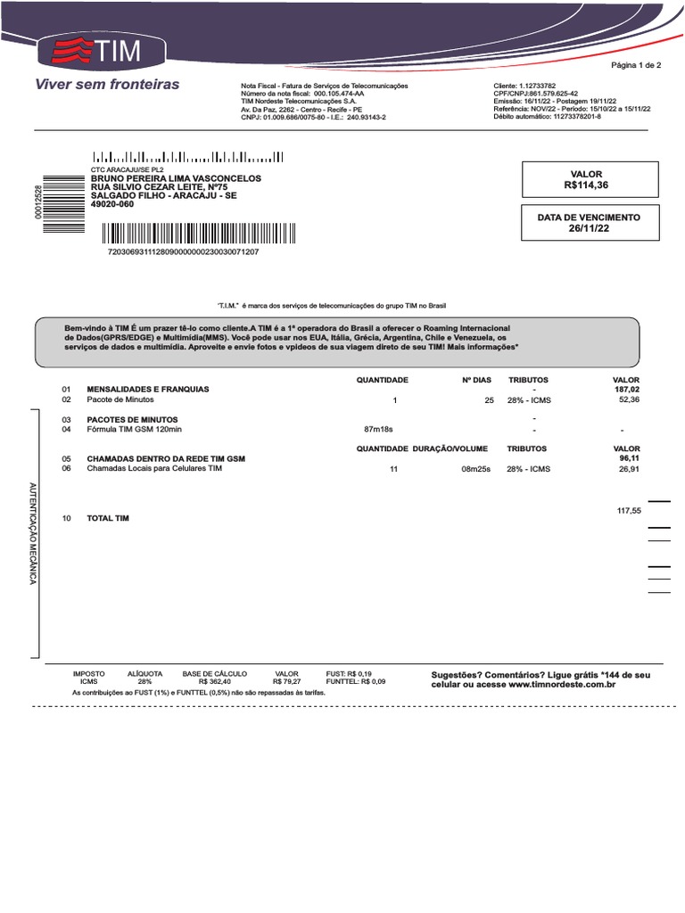 Viver sem fronteiras na TIM | PDF | Gestão de recursos de rádio ...