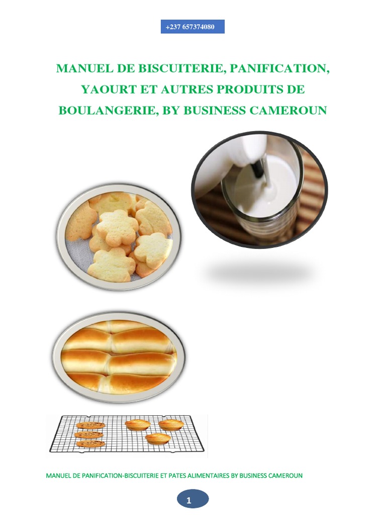 Manuel de Panification et Biscuiterie | PDF | Pains | Pâtes