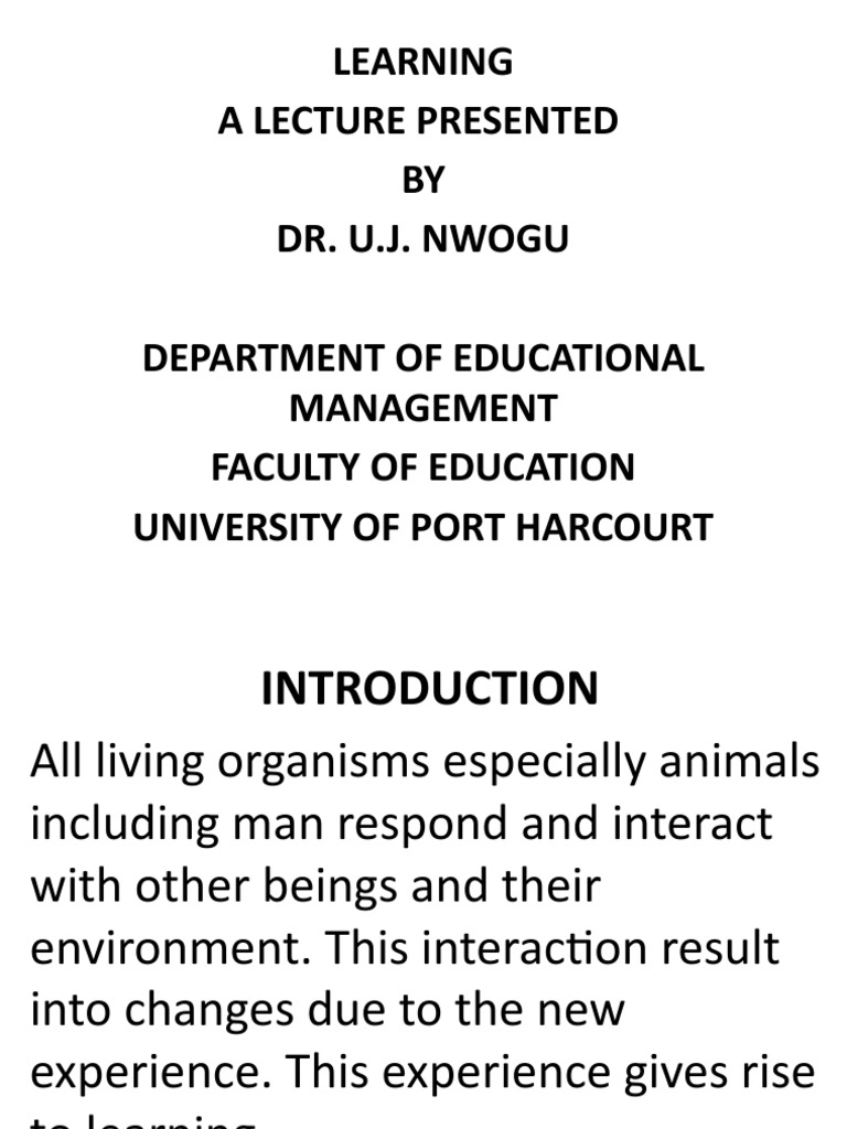 Learning Power Point Presentation | PDF