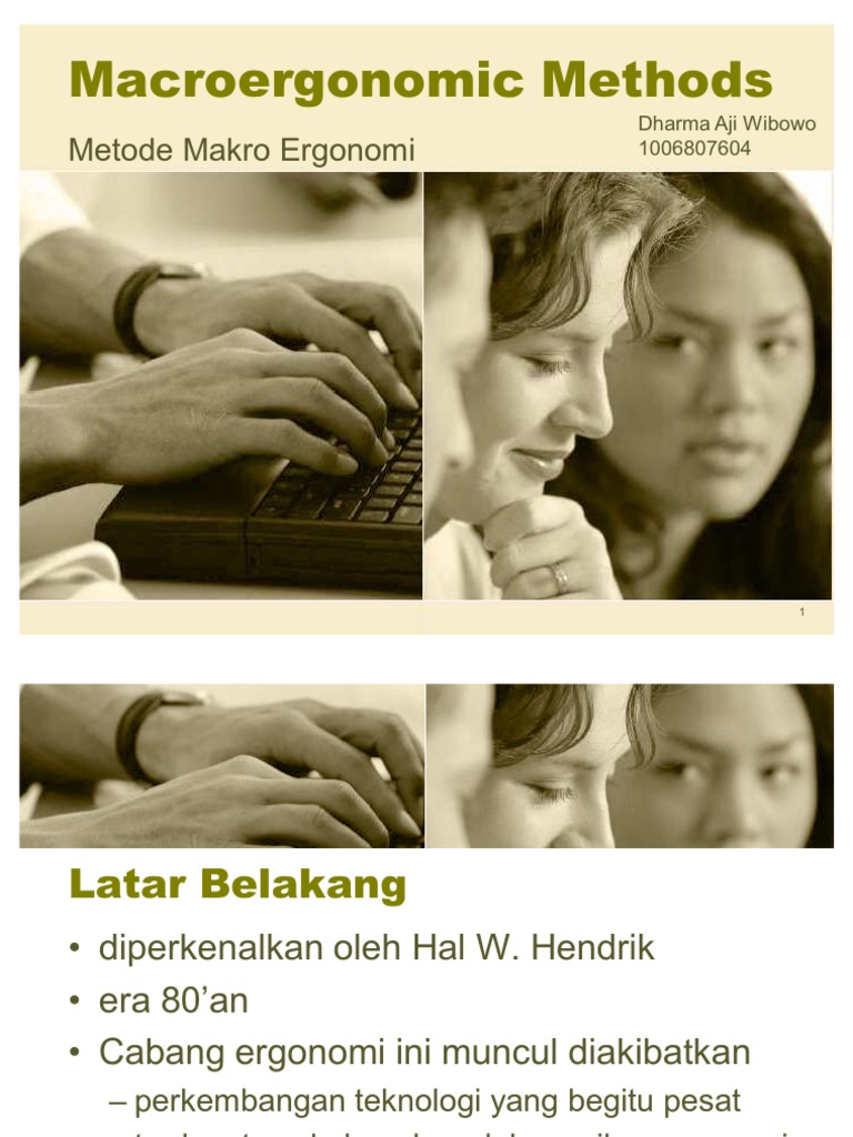 Macro Ergonomic Methods | PDF