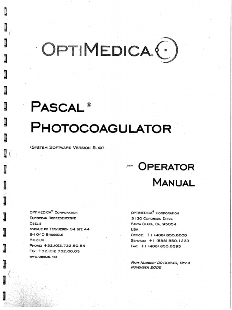 Pascal Laser Owner's Manual | PDF