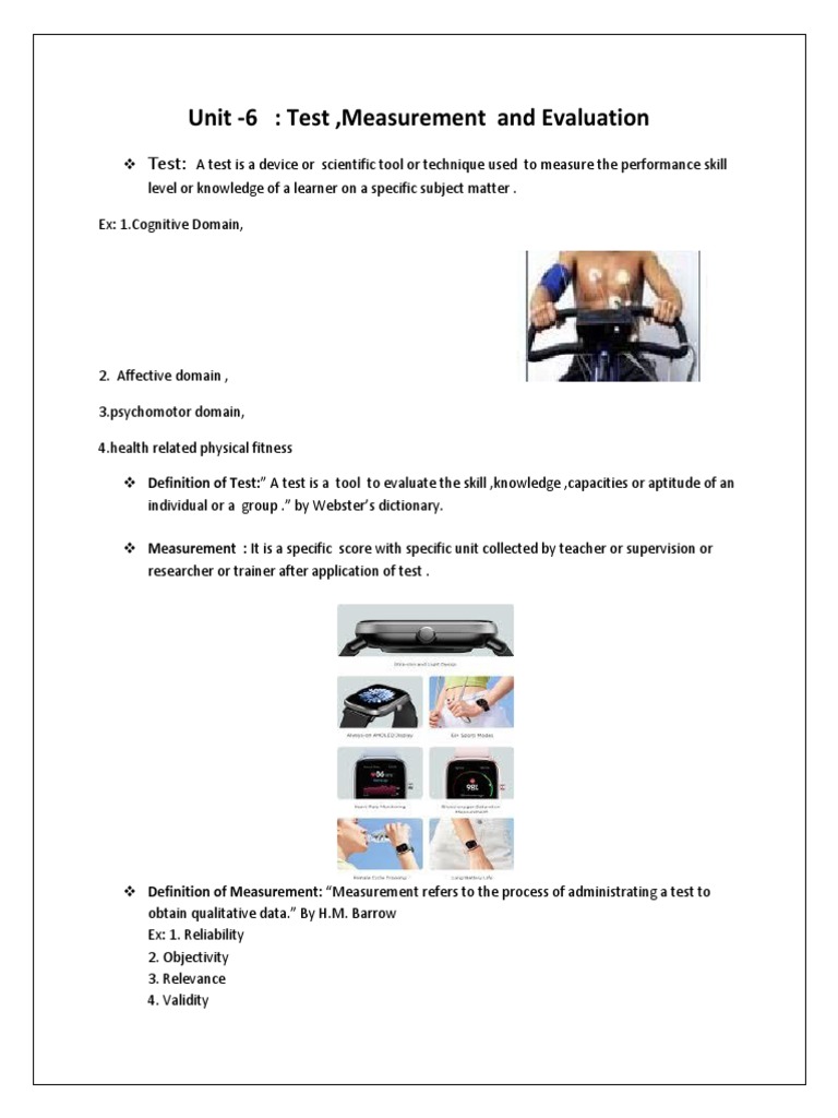 Test and Evaluation in Physical Fitness | PDF