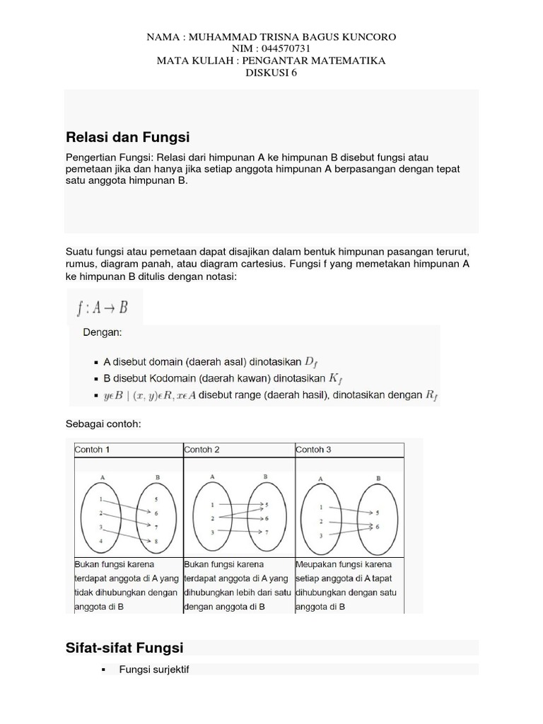 Diskusi 6 Pengantar Matematika | PDF | Komputer
