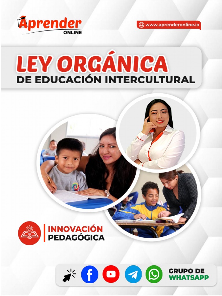 LOEI Actualizada Ley Organica de Educación Intercultural WWW Aprenderonline | PDF | Invalidez ...