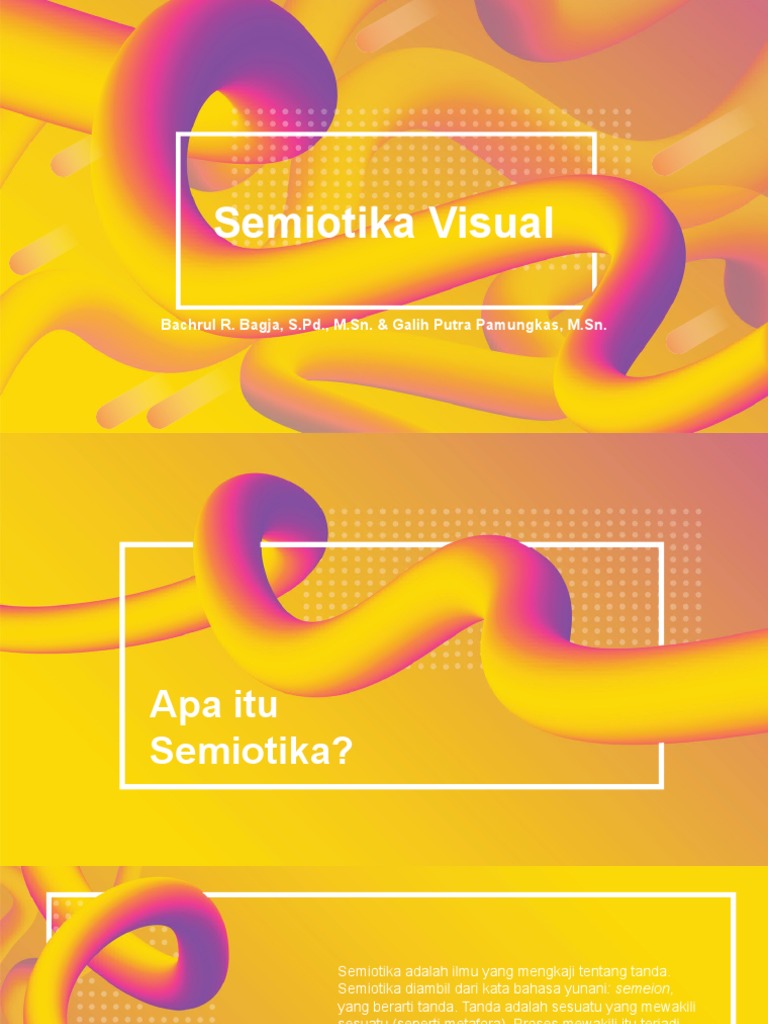 Dasar-Dasar Semiotika Visual | PDF | Ilmu Sosial | Filsafat