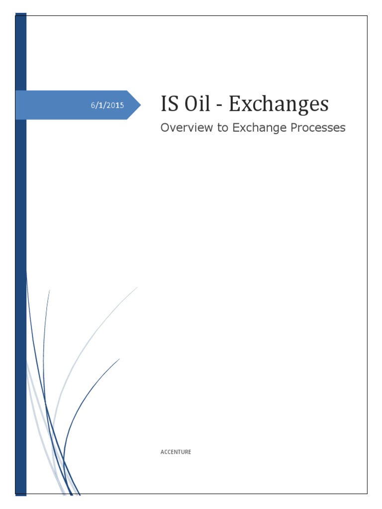Is Oil Exchanges Overview To Exchange PR | PDF