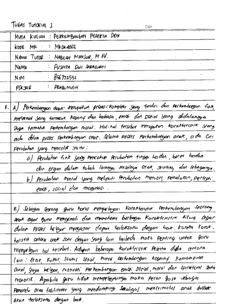 Tugas Tutorial 1 PPD | PDF