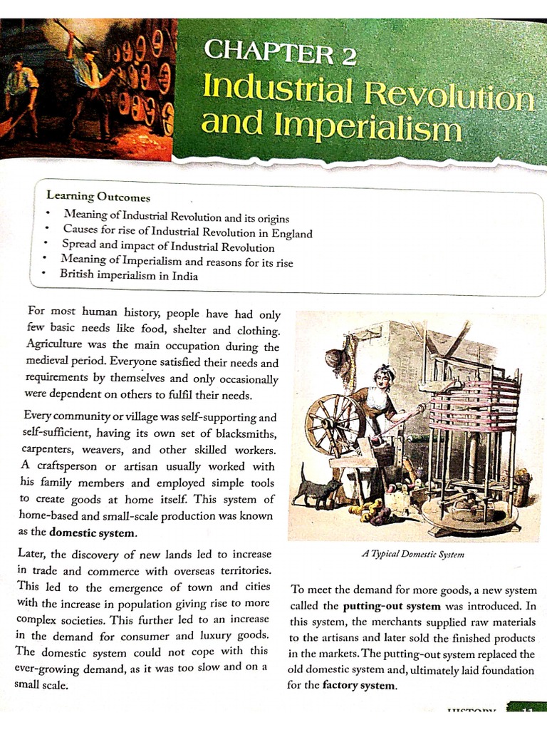 Industrial Revolution - Class 8 Revision Notes | PDF