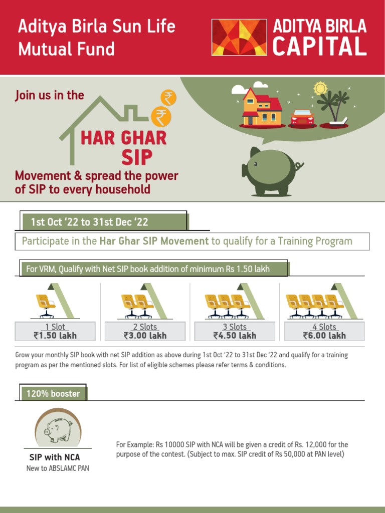 VRM - Har Ghar SIP Movement Onepager | PDF