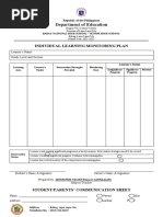 Monitoring Logbook for Education S.Y. 2024-2025 | PDF
