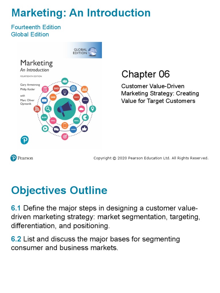 Chapter 6 - Customer Value-Driven Marketing Strategy Creating Value For ... Chapter 6 - Customer Value-Driven Marketing Strategy Creating Value For ...