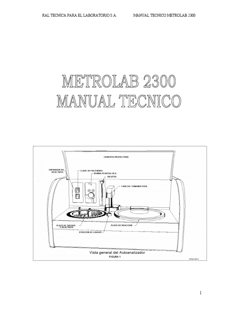 Manual Técnico Metrolab 2300 | PDF | Calibración | Bomba