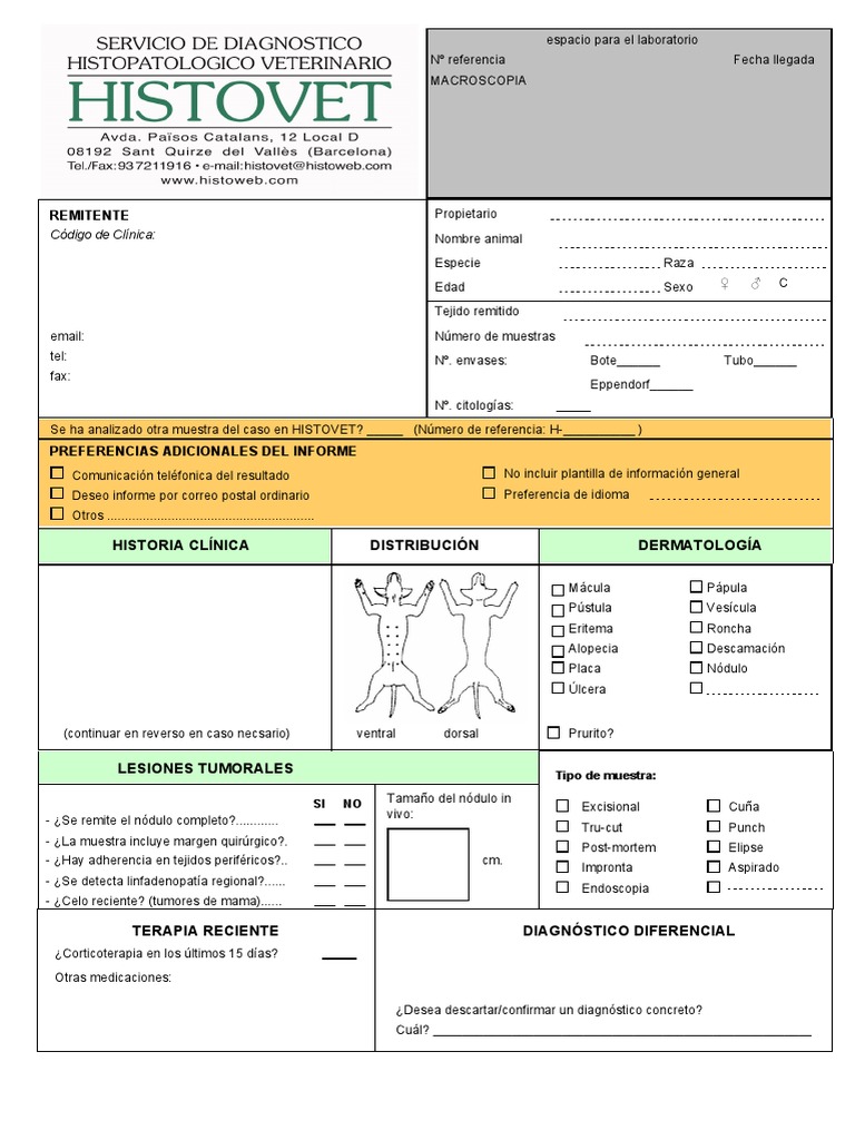 Peticion Histovet | PDF