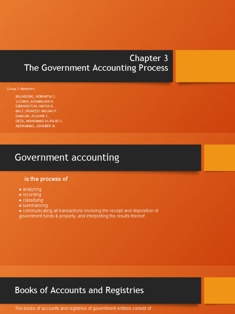 Government Accounting Process Overview | PDF | Expense | Budget