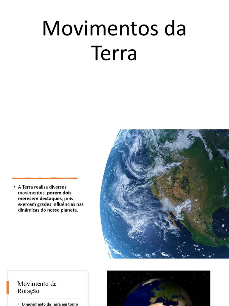 2 - Movimentos Da Terra | PDF | Terra | Nicolau Copérnico