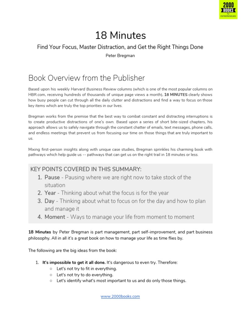18 Minutes | PDF 18 Minutes | PDF