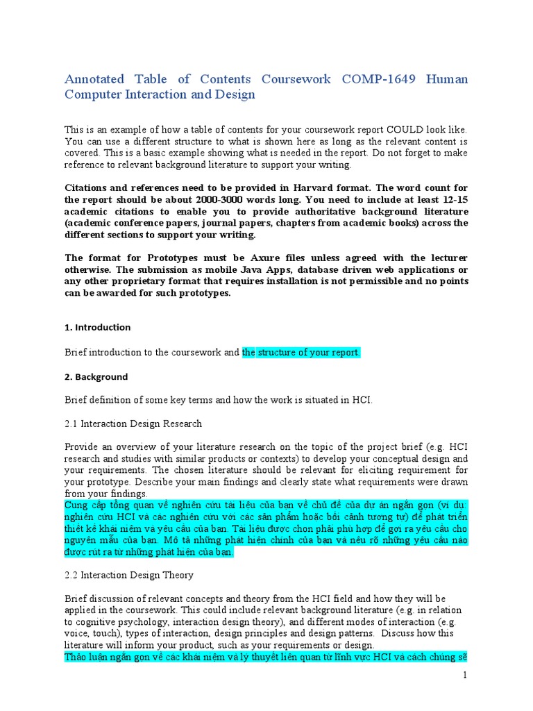 HCI Coursework: Design & Prototypes | PDF | Human–Computer Interaction ...