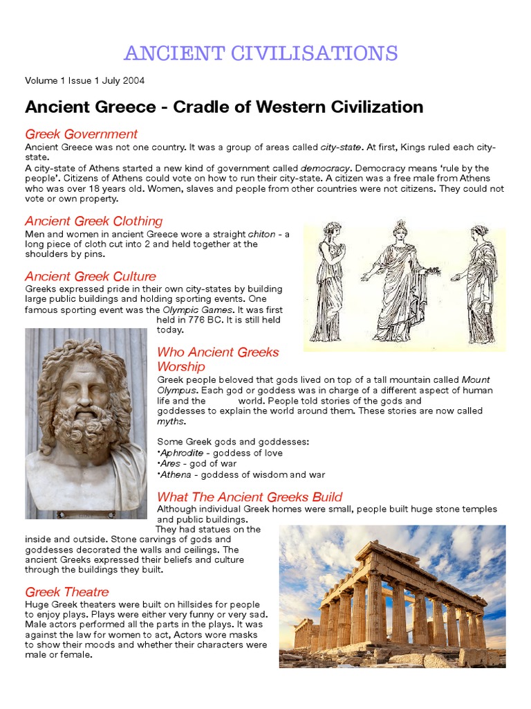 Contributions of Ancient Greek Civilization | PDF | Ancient Greece ...