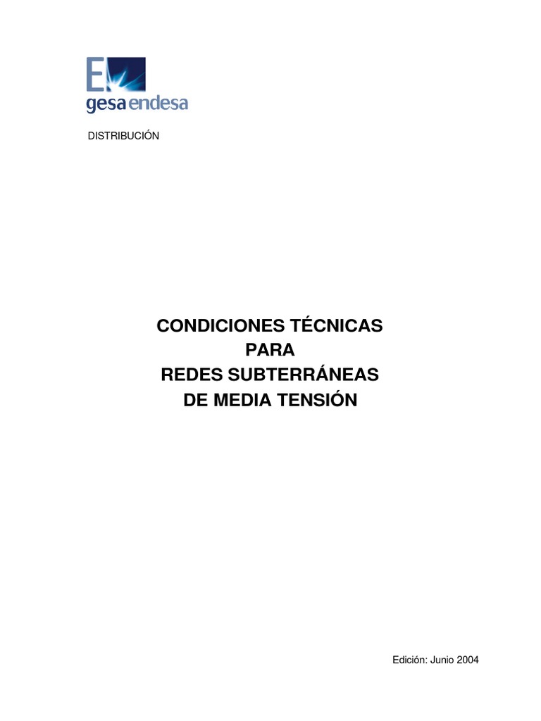 Indice CCTT GESA ENDESA para RSMT 2 Det | PDF