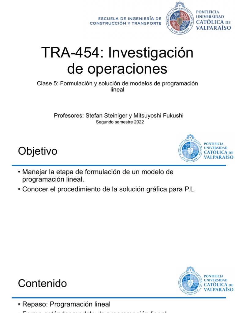Clase - 05-Formulación y Solución de Modelos de Programación Lineal-Mod ...
