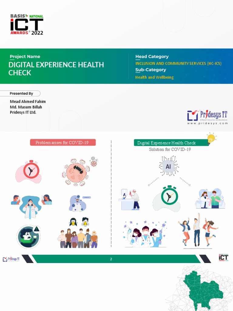 V2-Digital Health Experience-ICT Award Presentation Slide | PDF ...