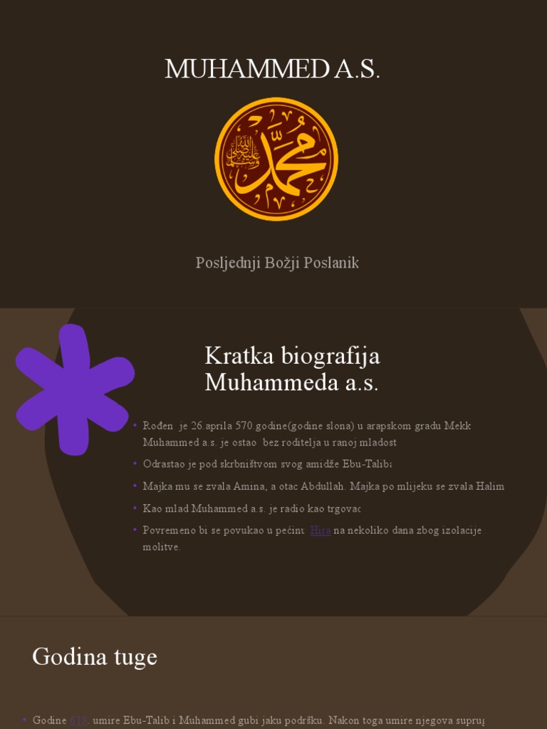 Prezentacija o Muhammedu As | PDF