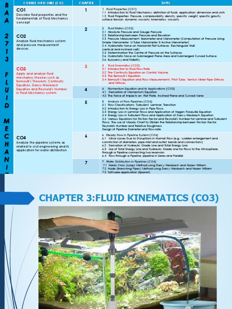 Chapter 3 Fluid Kinematics | PDF | Fluid Dynamics | Momentum