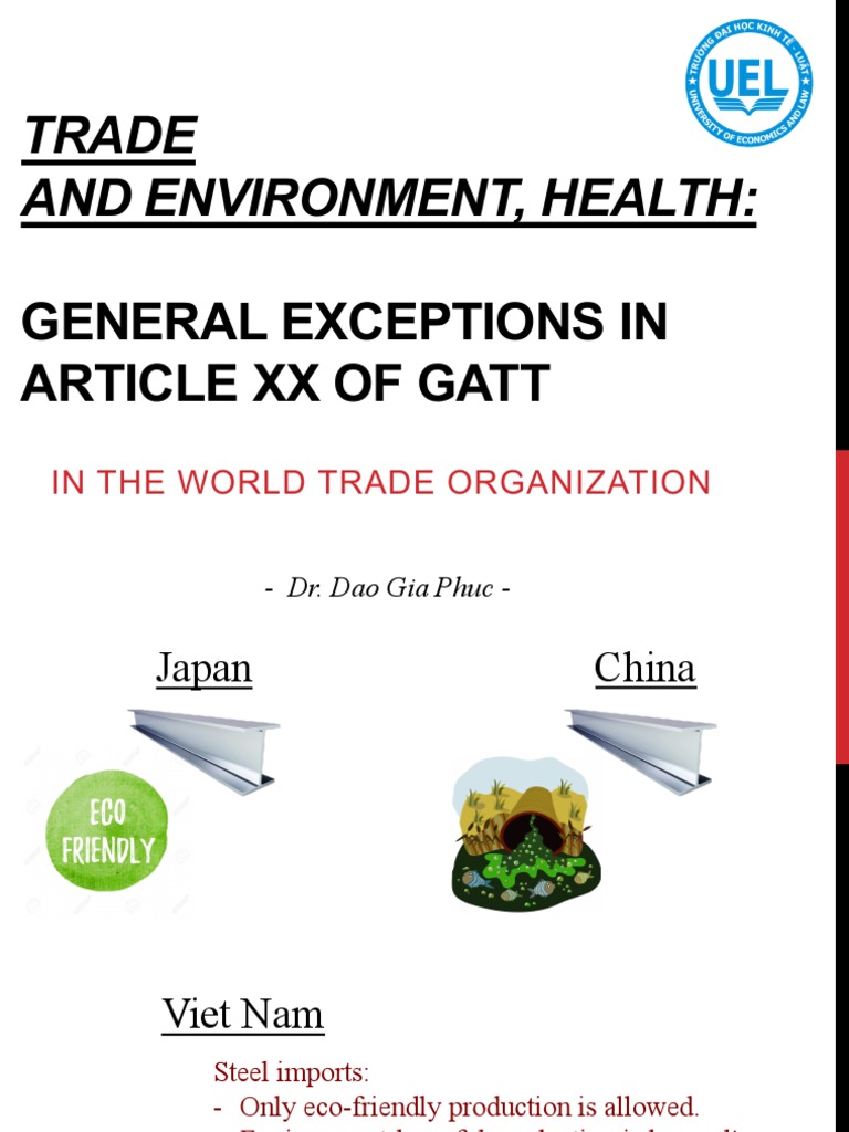 Unit 7-Trade and Environment, Health (Elearning) | Download Free PDF | World Trade Organization ...