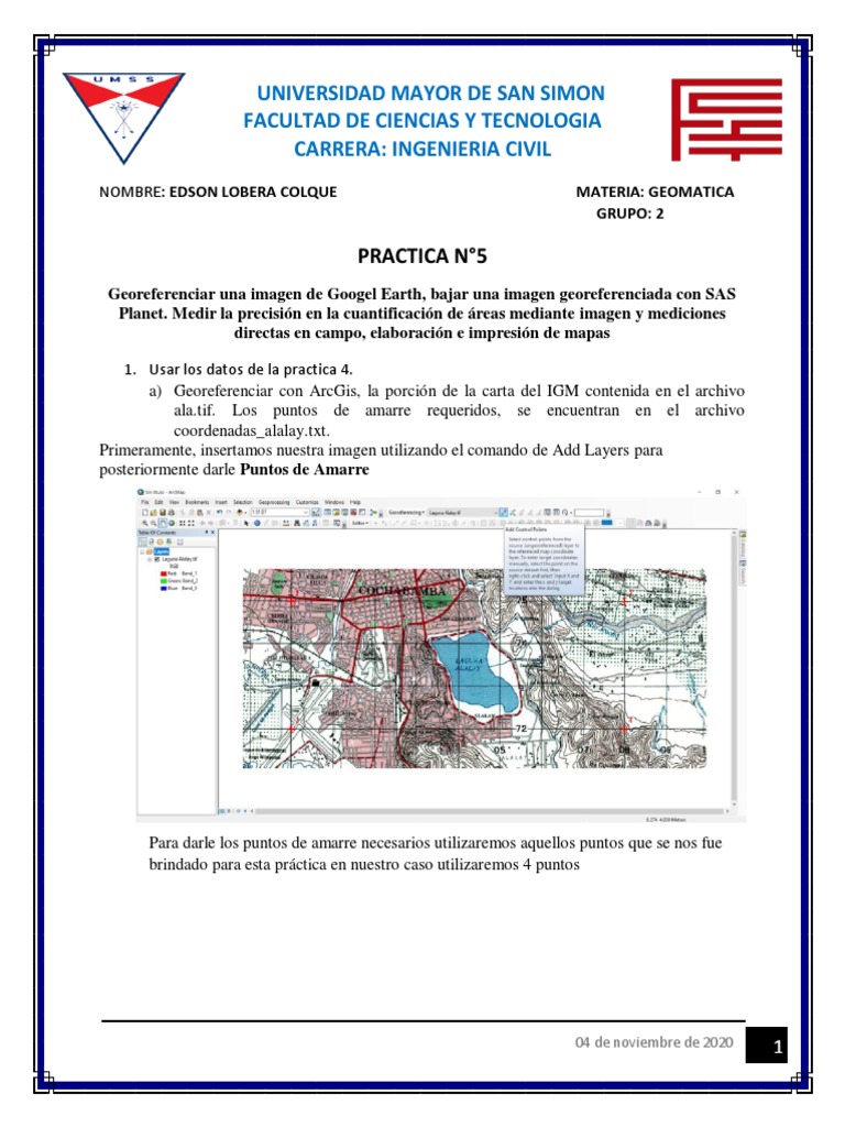 Practica N°5 Geomatica | PDF | Datos | Science