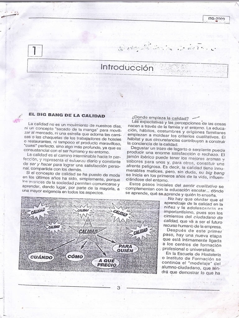El Big Bang de Calidad | Descargar gratis PDF | Artes culinarias | Cliente El Big Bang de Calidad | Descargar gratis PDF | Artes culinarias | Cliente