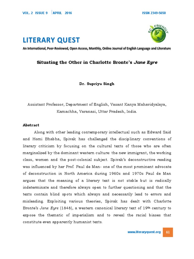 Jane Eyre | PDF | History | Classics