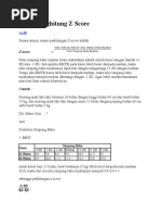 Rumus Z Score | PDF