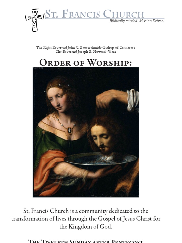 Proper 13, Year A 2008 | PDF | Sacrifice | Eucharist