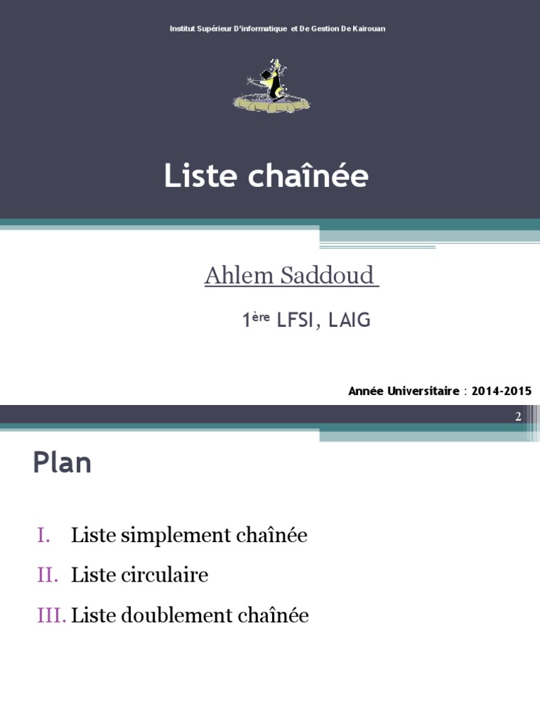 Introduction aux listes chaînées | PDF