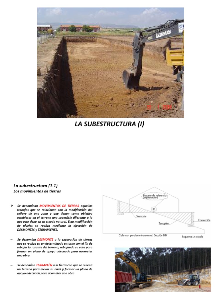 01 - La Subestructura (I) Suelos y Muros | PDF | Fundación (Ingeniería ...