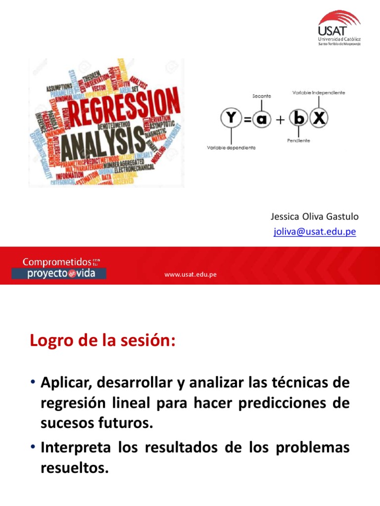 1.regresión Lineal Simple | PDF | Regresión lineal | Coeficiente de ...
