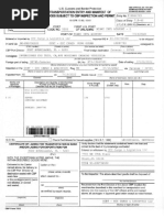 U.S. Customs Form: CBP Form 3495 - Application For Exportation of ...