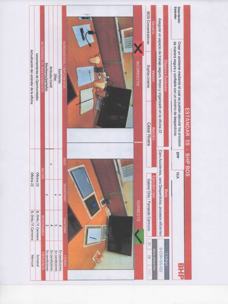 Estandar 5s BHP Bos | PDF