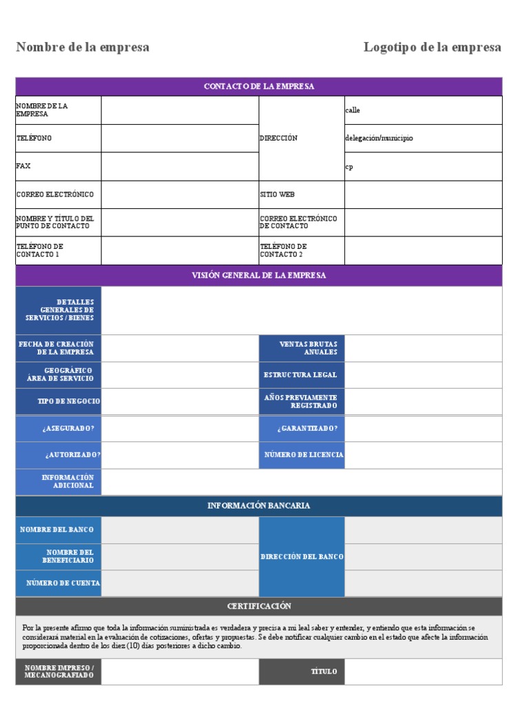 Información de Contacto y Certificación IC | PDF | Red mundial ...