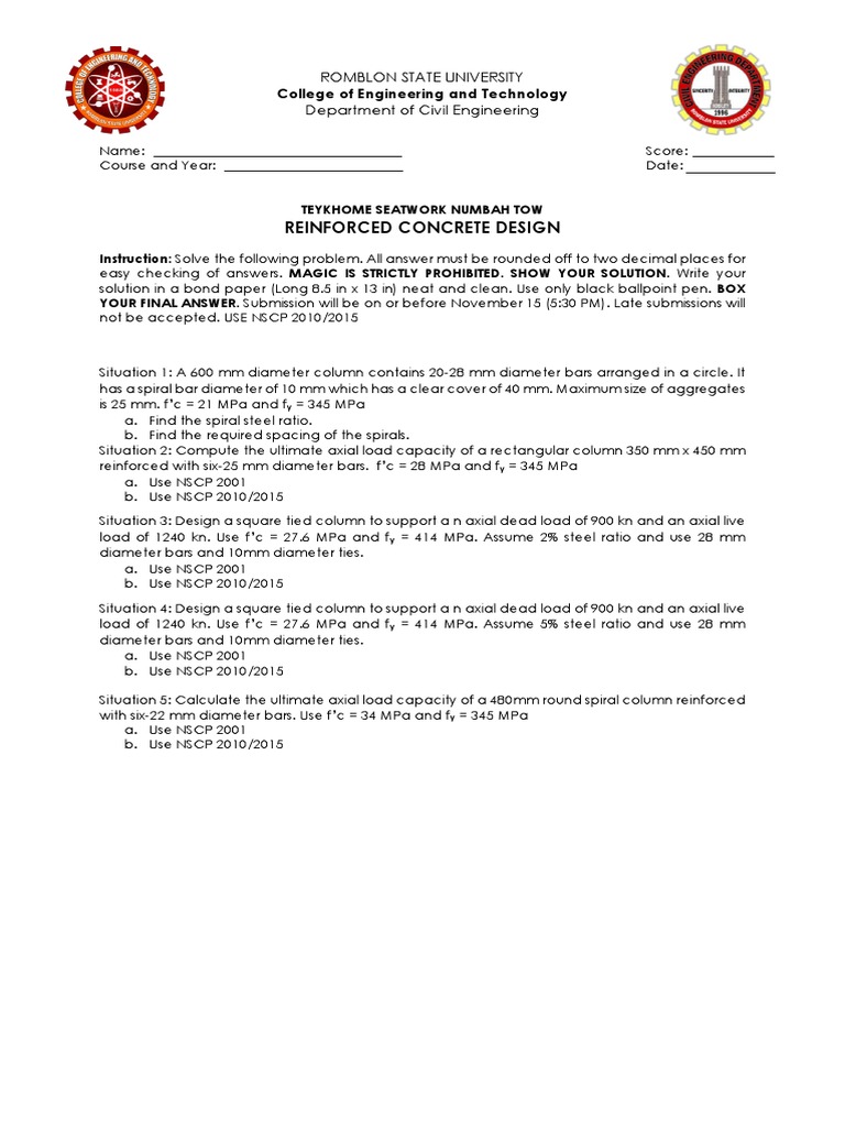 Take Home Seatwork 2 | PDF | Technology & Engineering