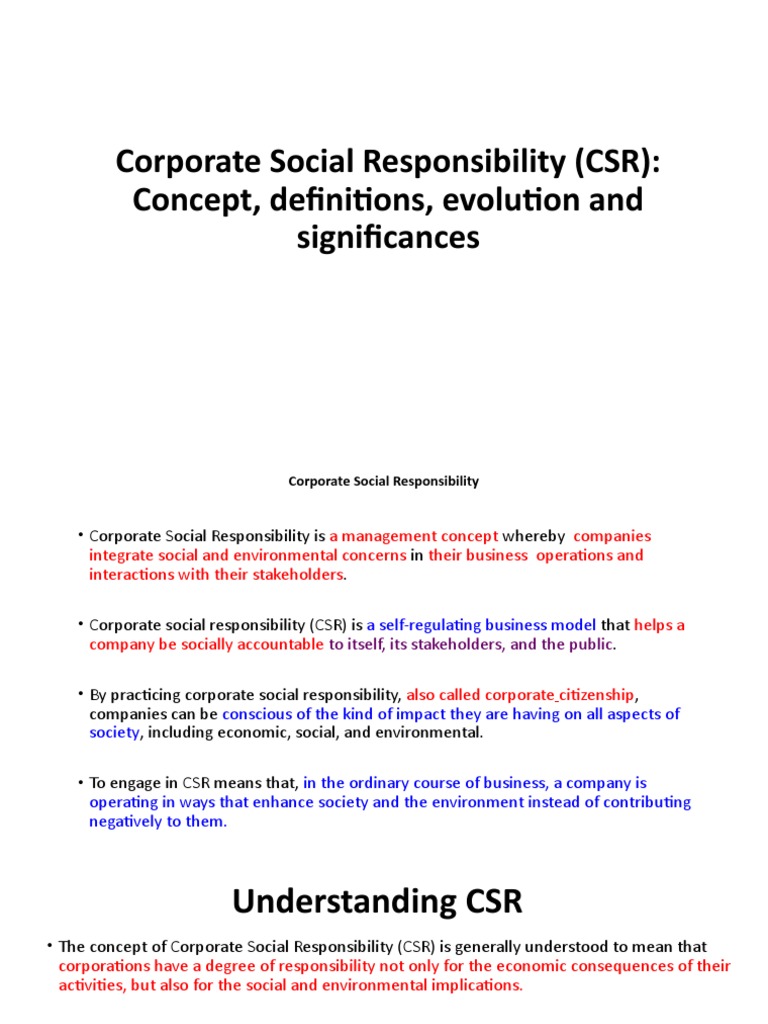 503 Lecture 6 | PDF | Corporate Social Responsibility | Economies