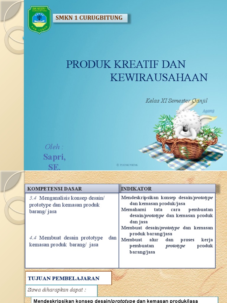 Desain & Prototype Produk Kelas XI | PDF
