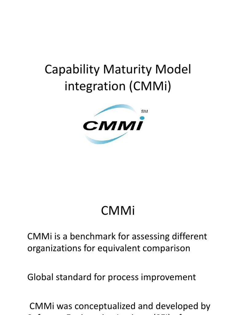 Capability Maturity Model Integration (CMMi) | PDF
