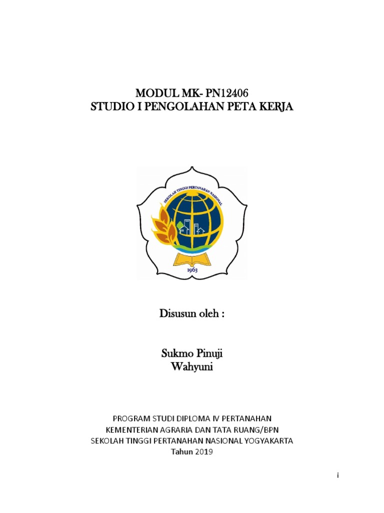 Modul Studio I Penyiapan Peta Kerja 11102019 | PDF