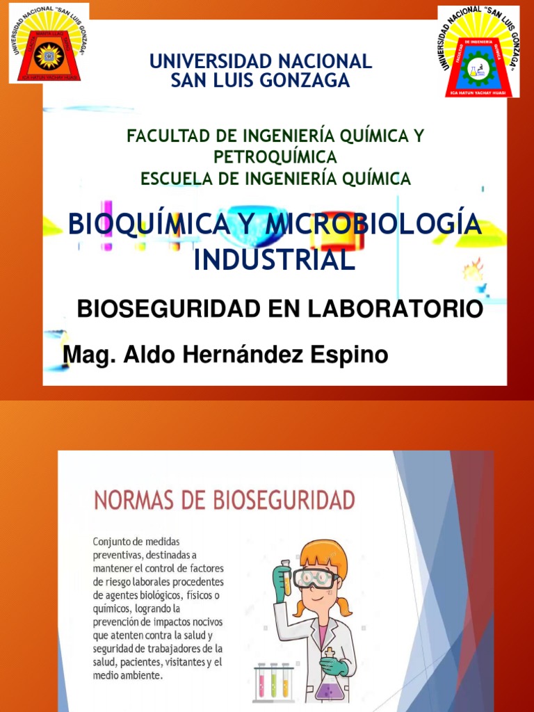 Sem-01-Pract-01-Bioseguridad en Laboratorio | PDF | Laboratorios