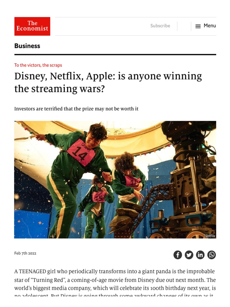 Disney, Netflix, Apple - Is Anyone Winning The Streaming Wars - The ...