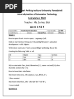 RDBMS Lab Assignment | PDF | Sql | Computer Programming