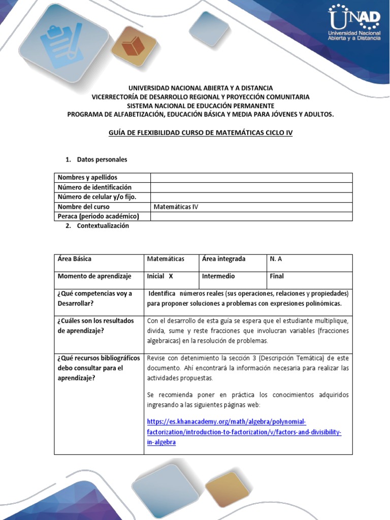 Matemáticas Ciclo IV Fase 1 | PDF