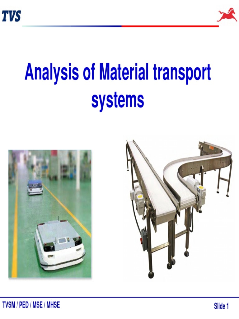 Material Transport Systems Guide | PDF | Crane (Machine) | Manufactured ...