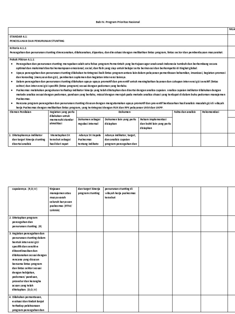 Bab IV Program Prioritas Nasional | PDF